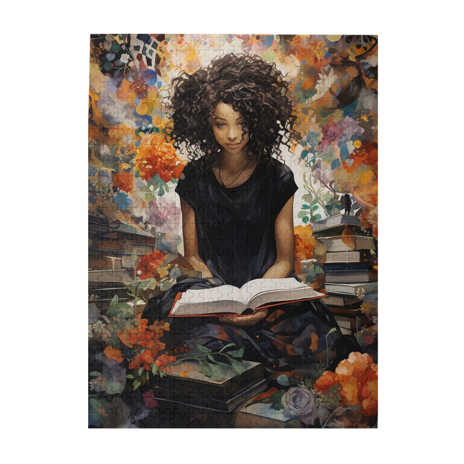 Amazon.com: Black Girl African American Puzzles for Adults 500 Piece ...