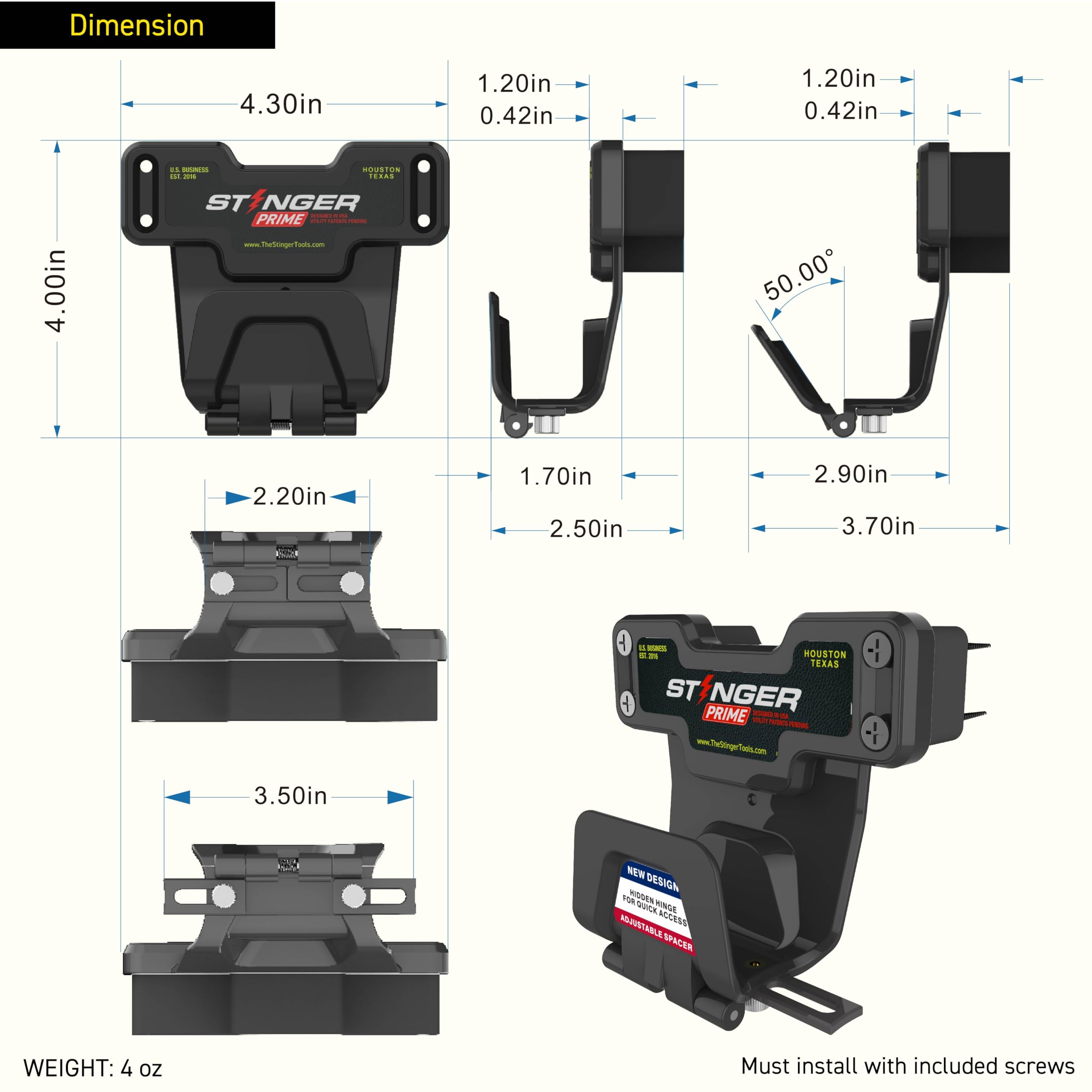 Snapklik.com : Gun Magnet Mount, w/Trigger Guard Protection, Magnetic ...
