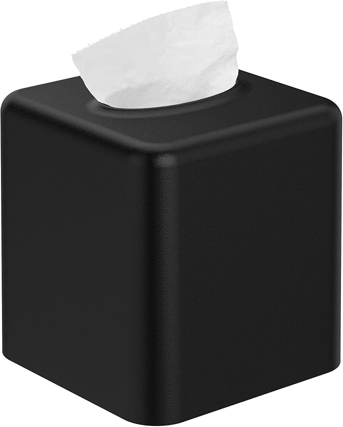 Amazon.com: Livelab Tissue Box Cover, Square Metal Tissue Box Holder ...