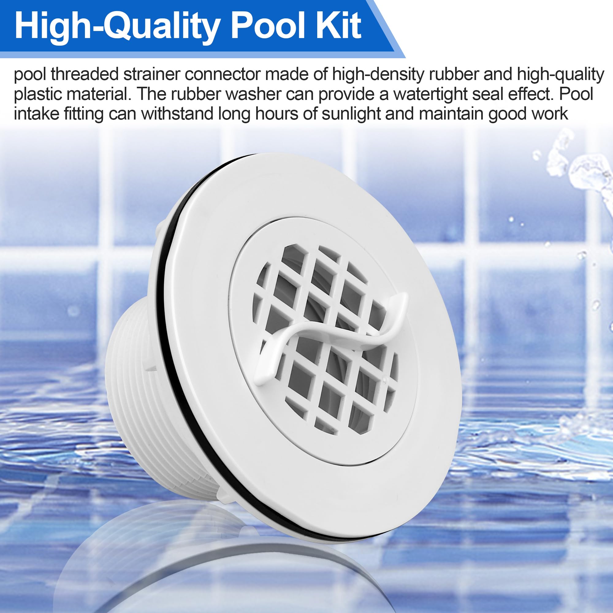 Snapklik Pool Inlet Strainer Threaded Grate Kit For Intex Pool