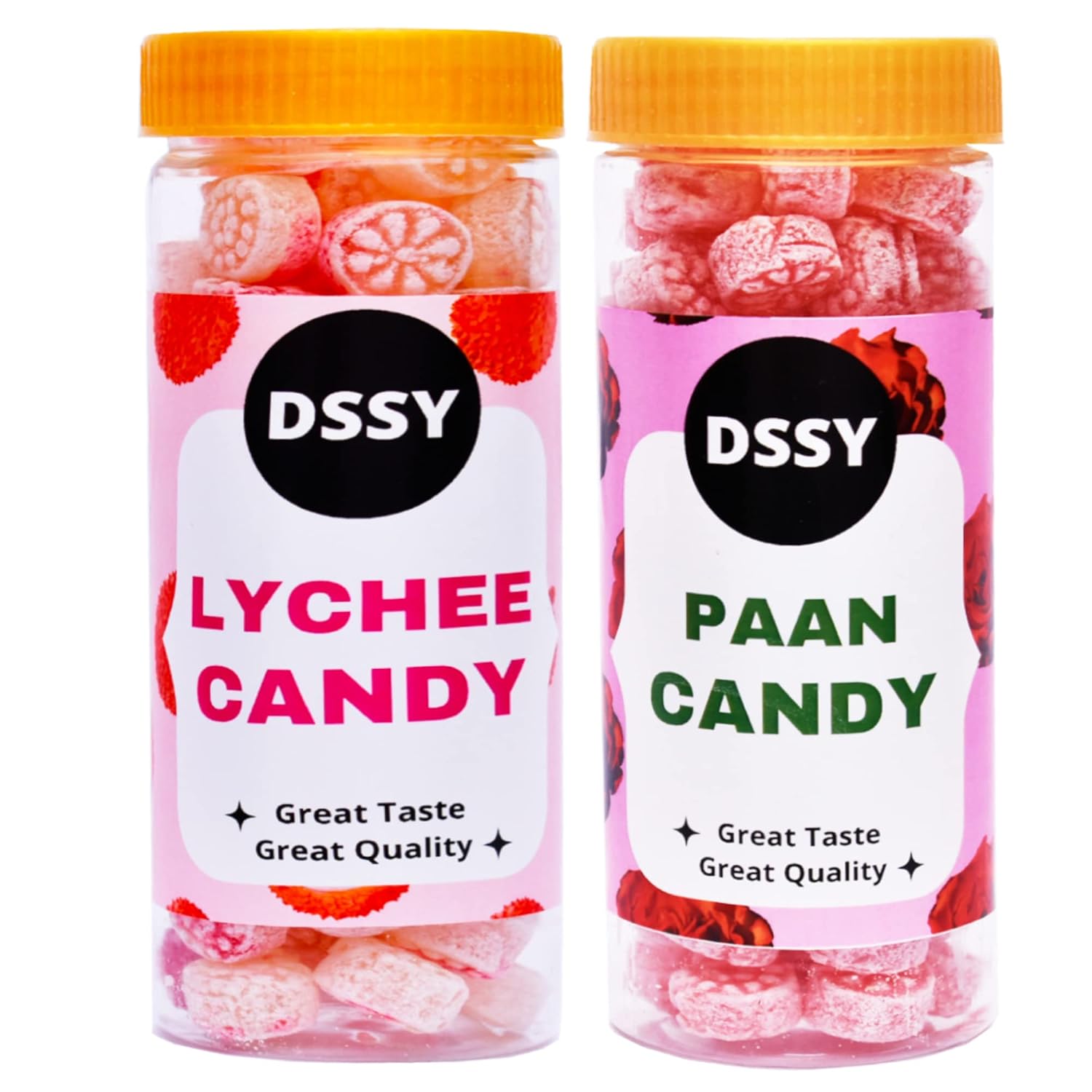 DSSY Lychee Paan Candy (400 g) Favoured Sugar Candy II Sweet Candy II ...