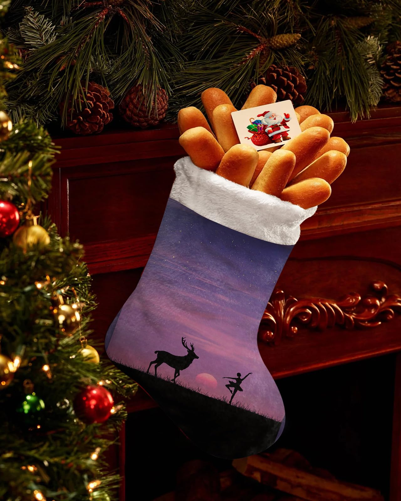 Christmas Stocking Silhouette
