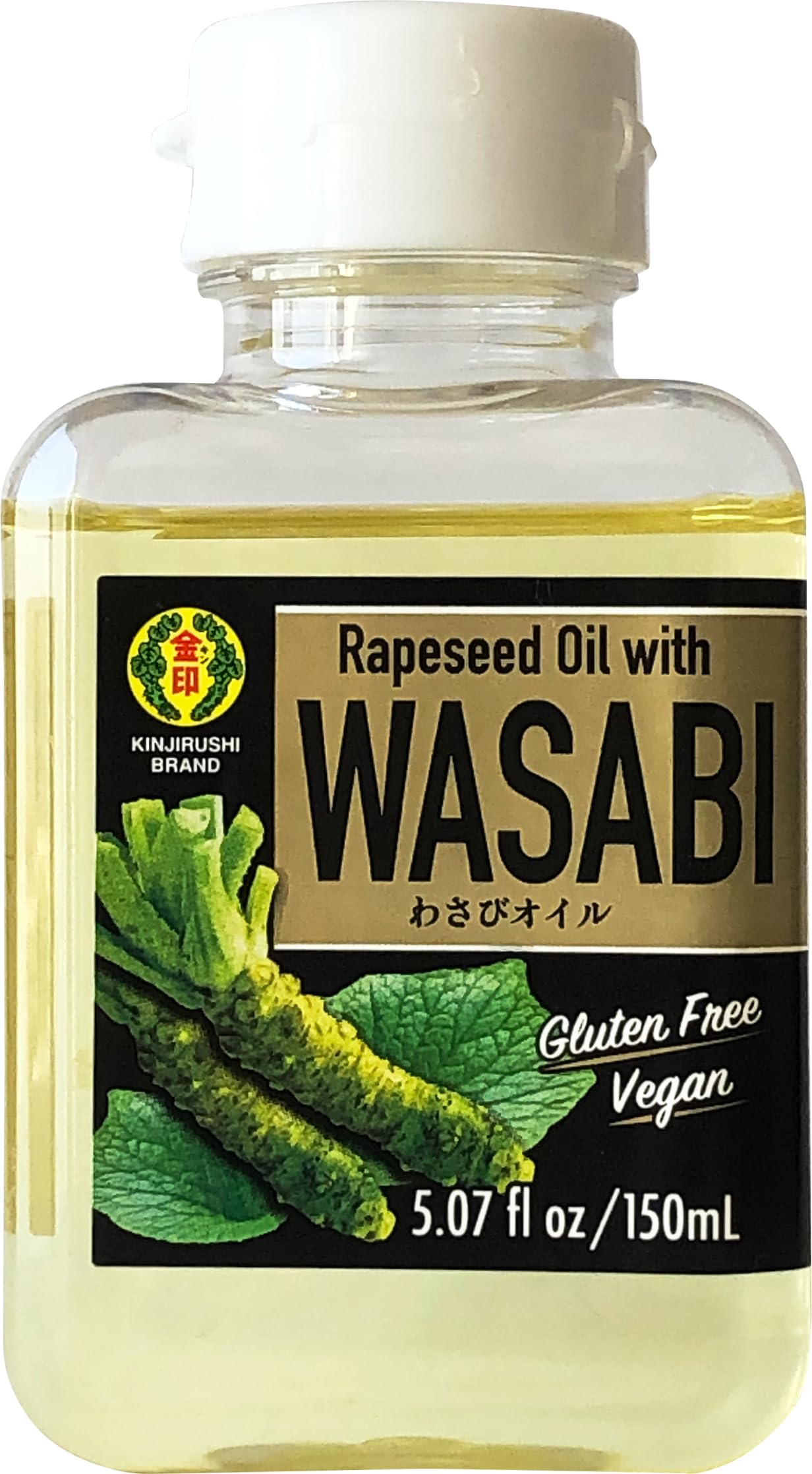 Amazon.com : Kinjirushi Gourmet Wasabi Oil (Rapeseed Oil) (5.07 oz ...