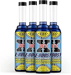 Amazon.com: REV X E-Boost E85 & Alcohol Fuel Additive - 8 fl. oz (4 ...