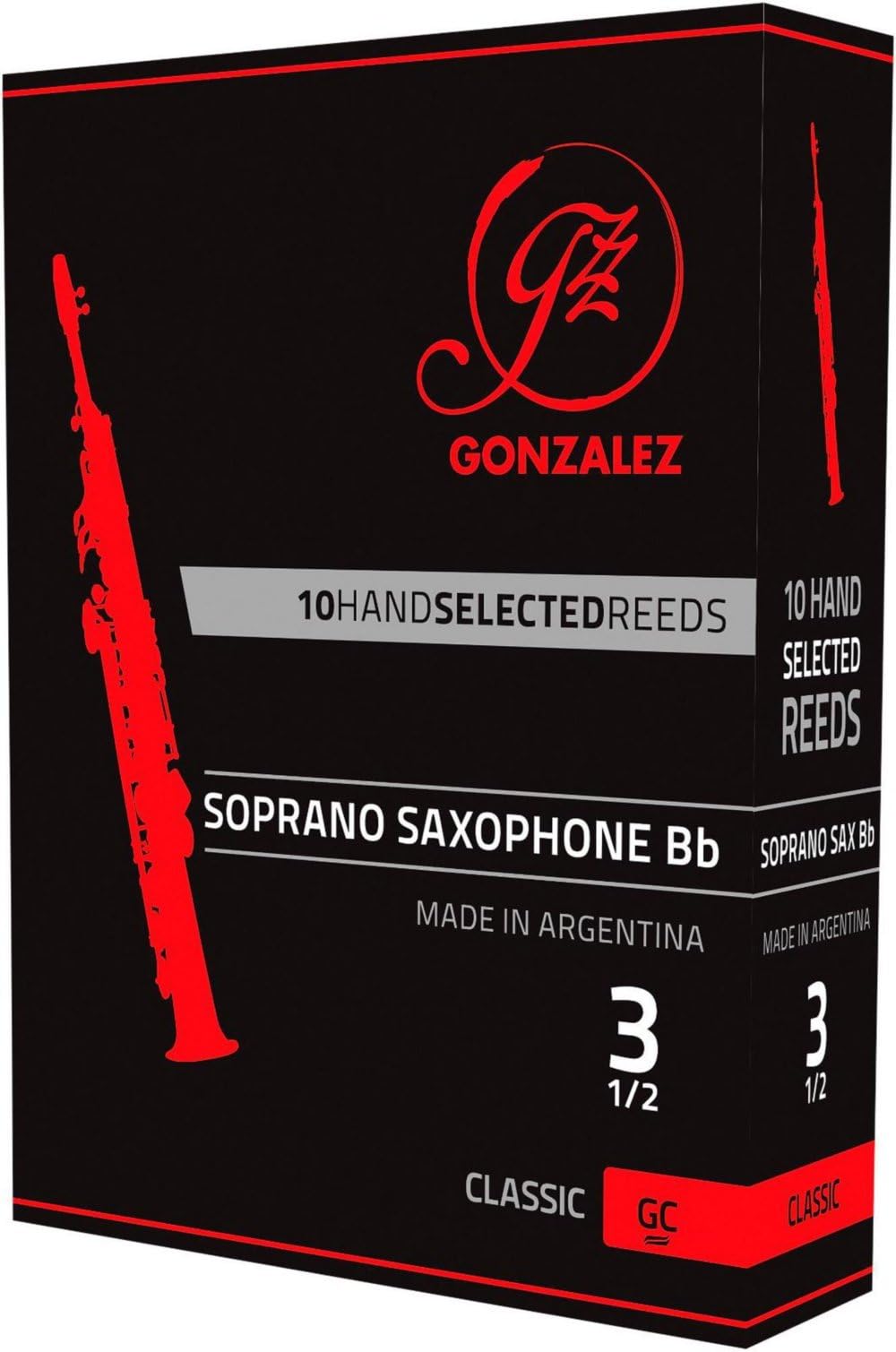 Amazon.com: Rico Select Jazz Unfiled Alto Saxophone Reeds, Strength 3 ...