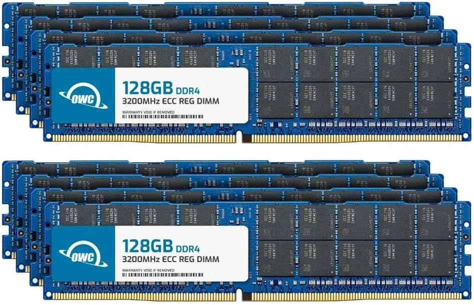 OWC 1TB (8x128GB) DDR4 3200MHz PC4-25600 CL22 4RX4 ECC Registered RDIMM ...