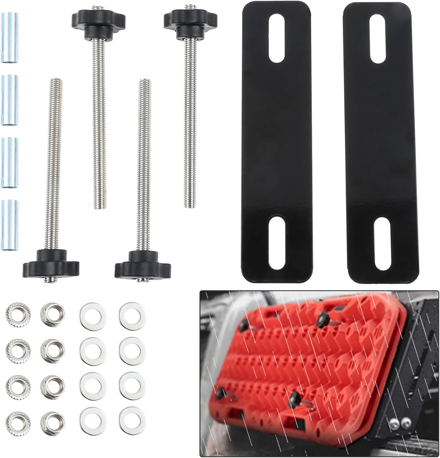 Amazon.com: HZ-MONSTAR Traction Board Mounting Kit, Recovery Board ...