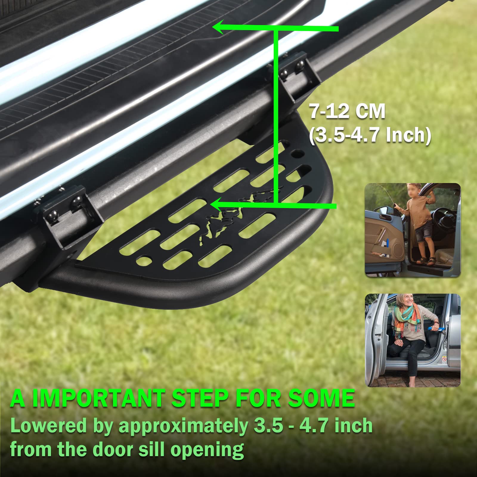 Snapklik.com : Side Steps For Bronco 2021 2022 2023 2024 - Heavy Carbon ...