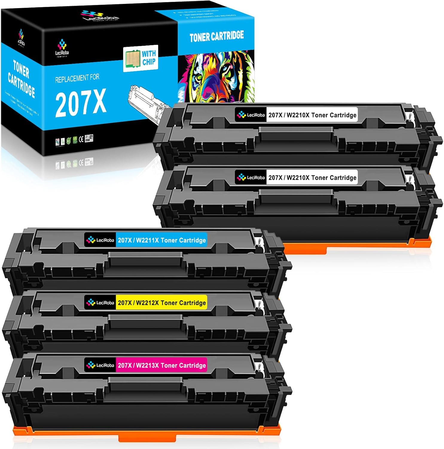 LeciRoba 207X for hp 207x black and color toner ,for 207a toner ...