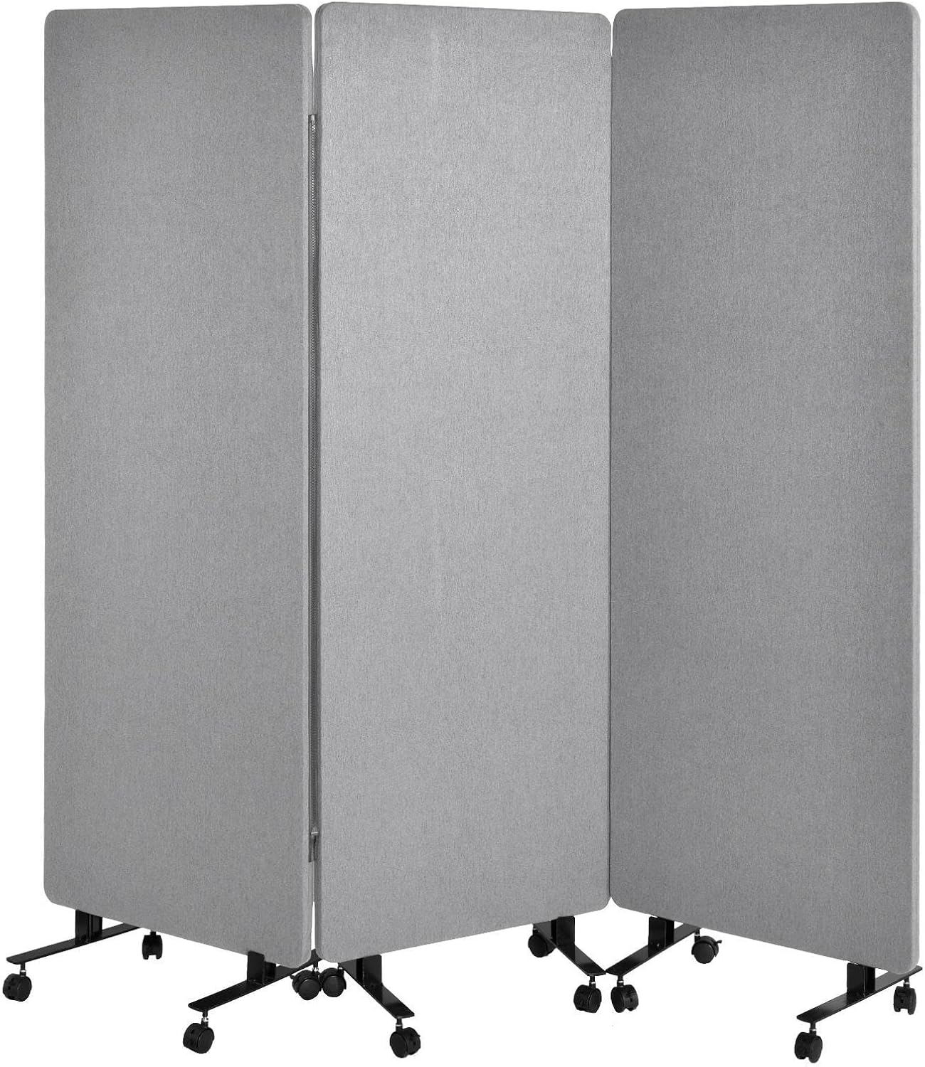 Amazon.com - Soundproof Room Divider with Wheels, 76in Partitions ...