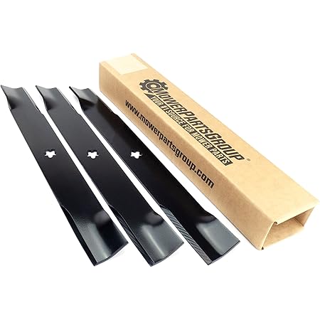 Amazon.com : Husqvarna 3 Pack 539113312 Blade Fits EZ6124 MZ61 M-ZT61 ...