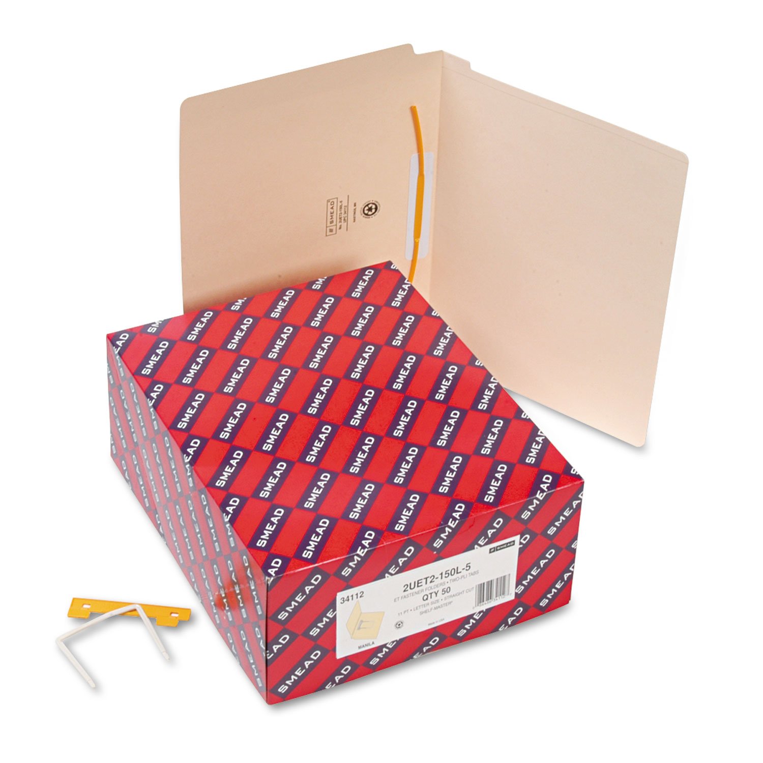 Snapklik.com : Smead End Tab Fastener File Folder, Shelf-Master ...