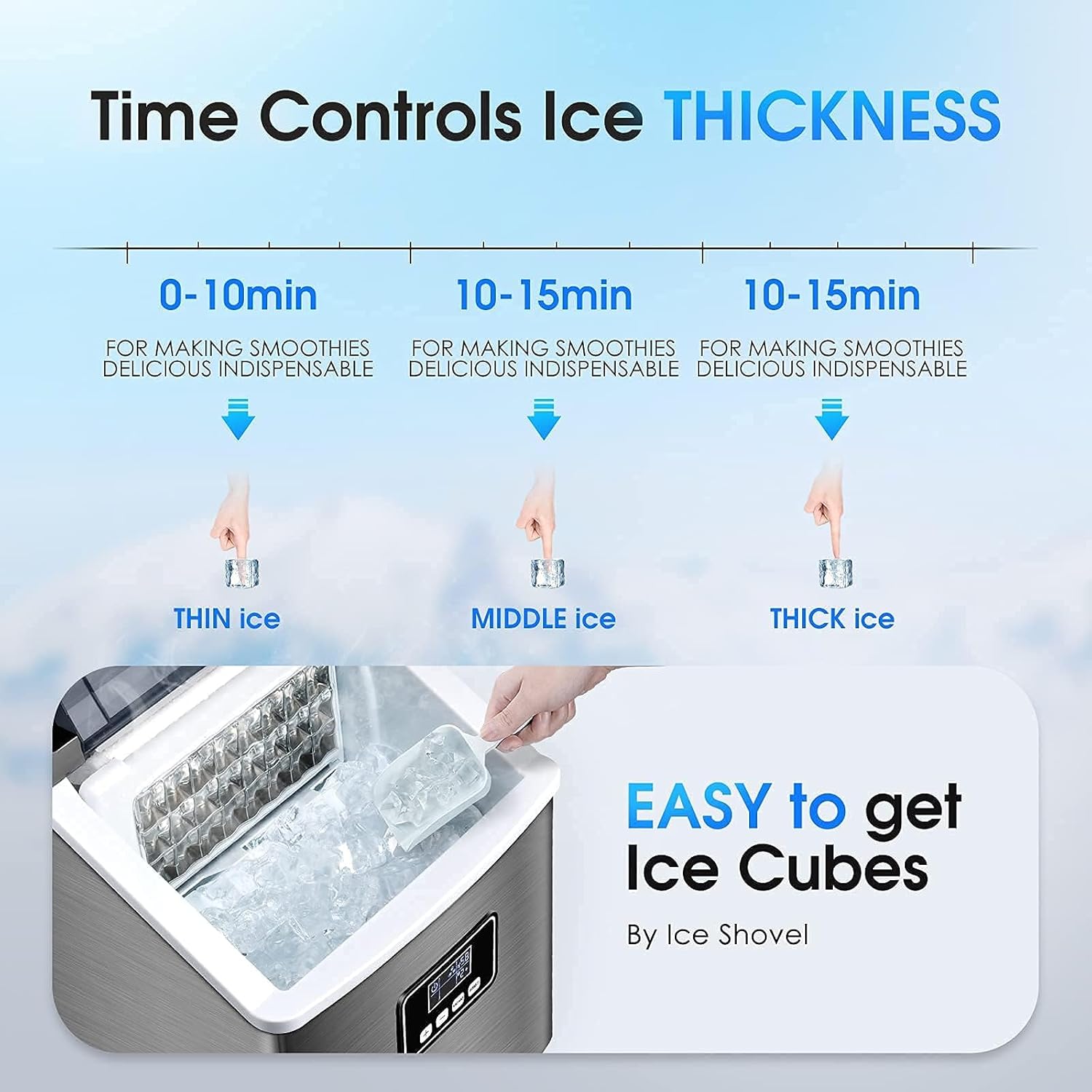 FREE VILLAGE Countertop Ice Maker User Manual