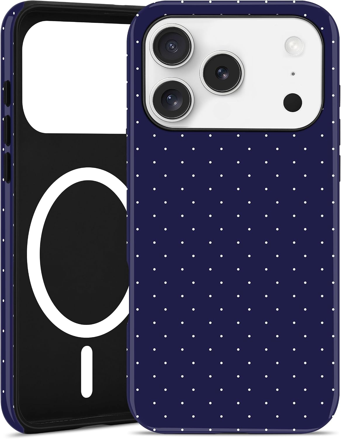 Amazon.com: Jusy Compatible with MagSafe Polka Dot Case for iPhone 17 ...