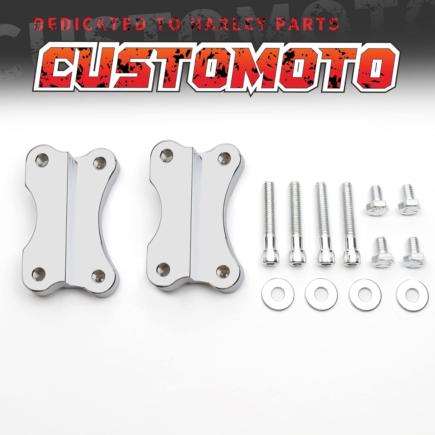 Amazon.com: CUSTOMOTO Front Fender Spacer Kit for 21" Wheel Compatible ...