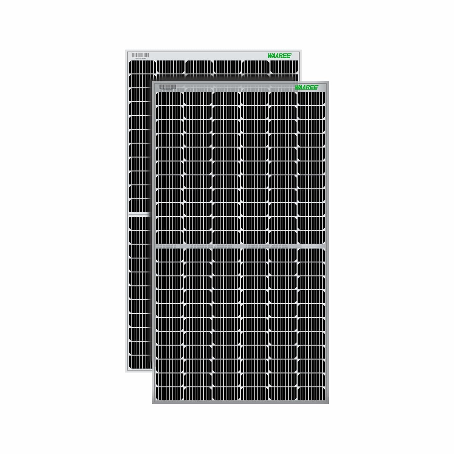 WAAREE DCR Solar Panel 540 Watt 144 Cells Framed Dual Glass Mono PERC ...