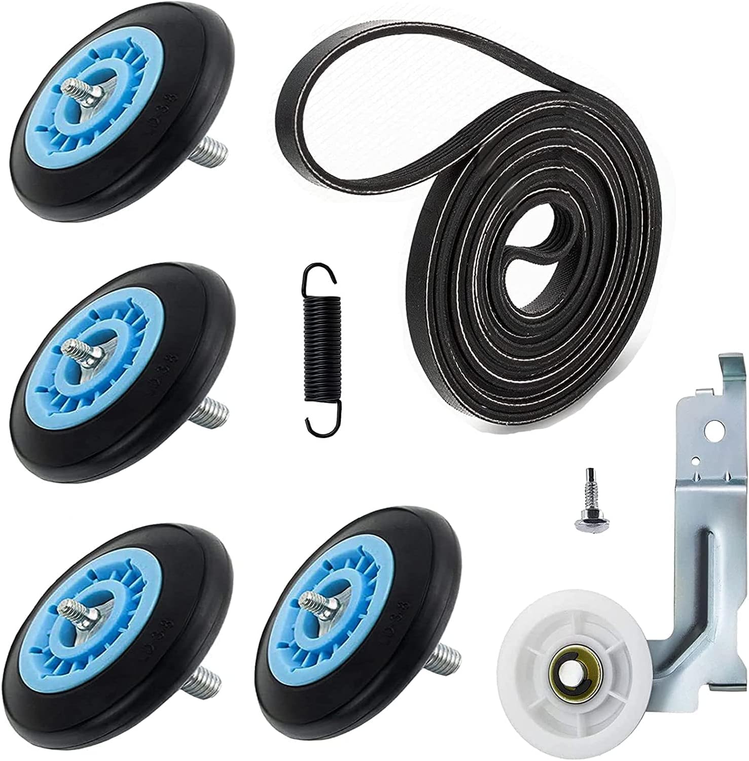 Amazon.com: Dryer Roller Repair Kit Fit for Samsung Dryer Parts ...