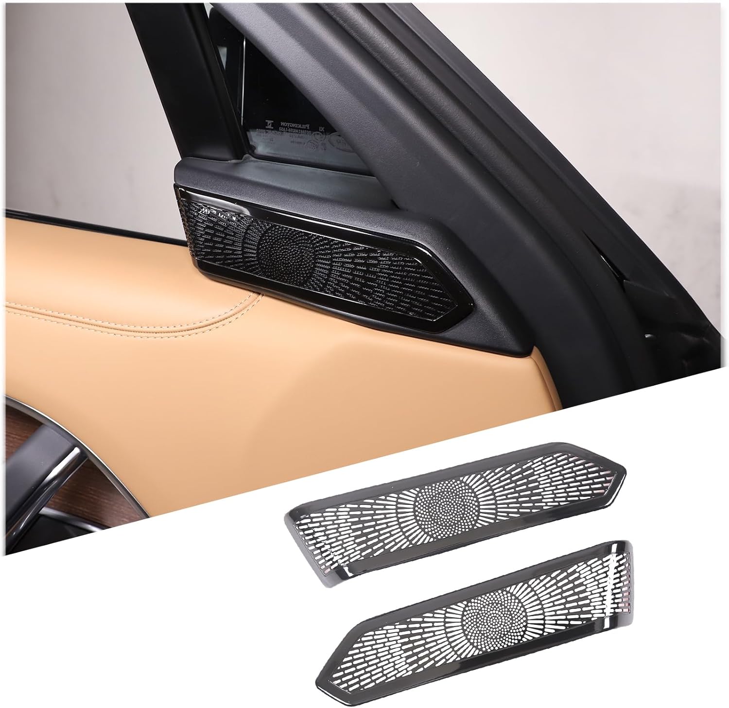 Amazon.com: HIRUFAIT Car A-Pillar Speaker Covers Compatible with Land ...
