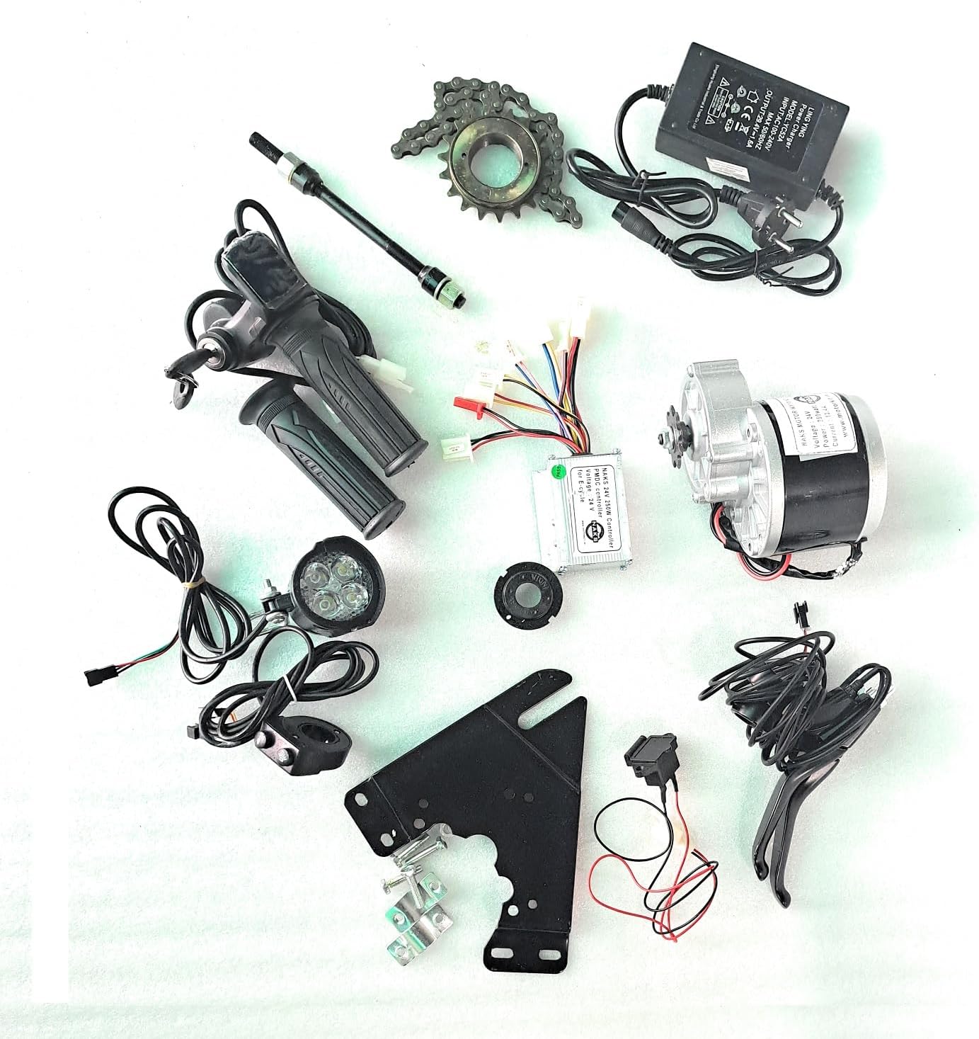 Electric Cycle motor kit 24V 250watt PMDC : Amazon.in: Industrial ...