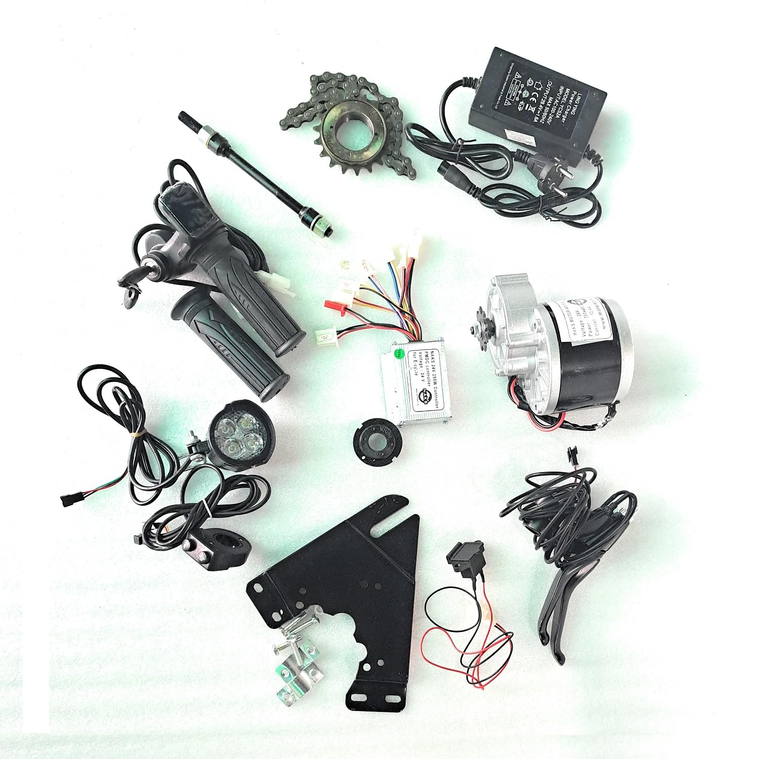 Electric Cycle motor kit 24V 250watt PMDC : Amazon.in: Industrial ...