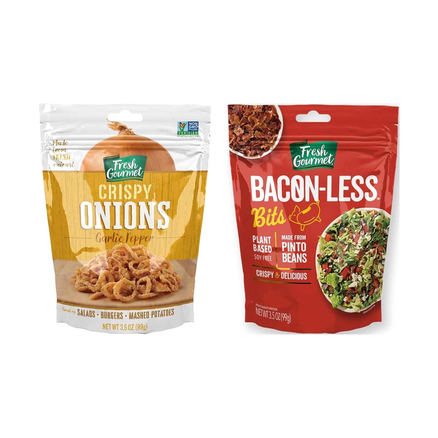 Amazon.com : Fresh Gourmet Savory Toppings Variety Pack – Includes ...