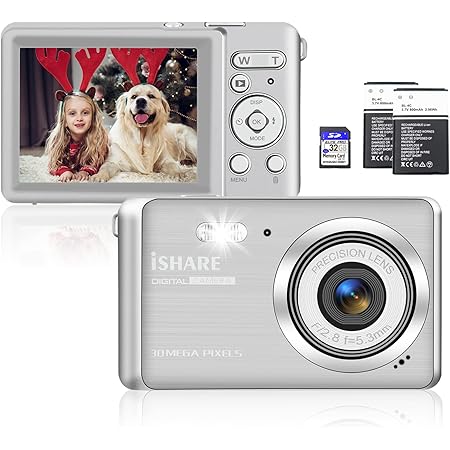 Amazon.com : Digital Camera 2.7K Ultra HD Mini Camera 44MP 2.8 Inch LCD ...