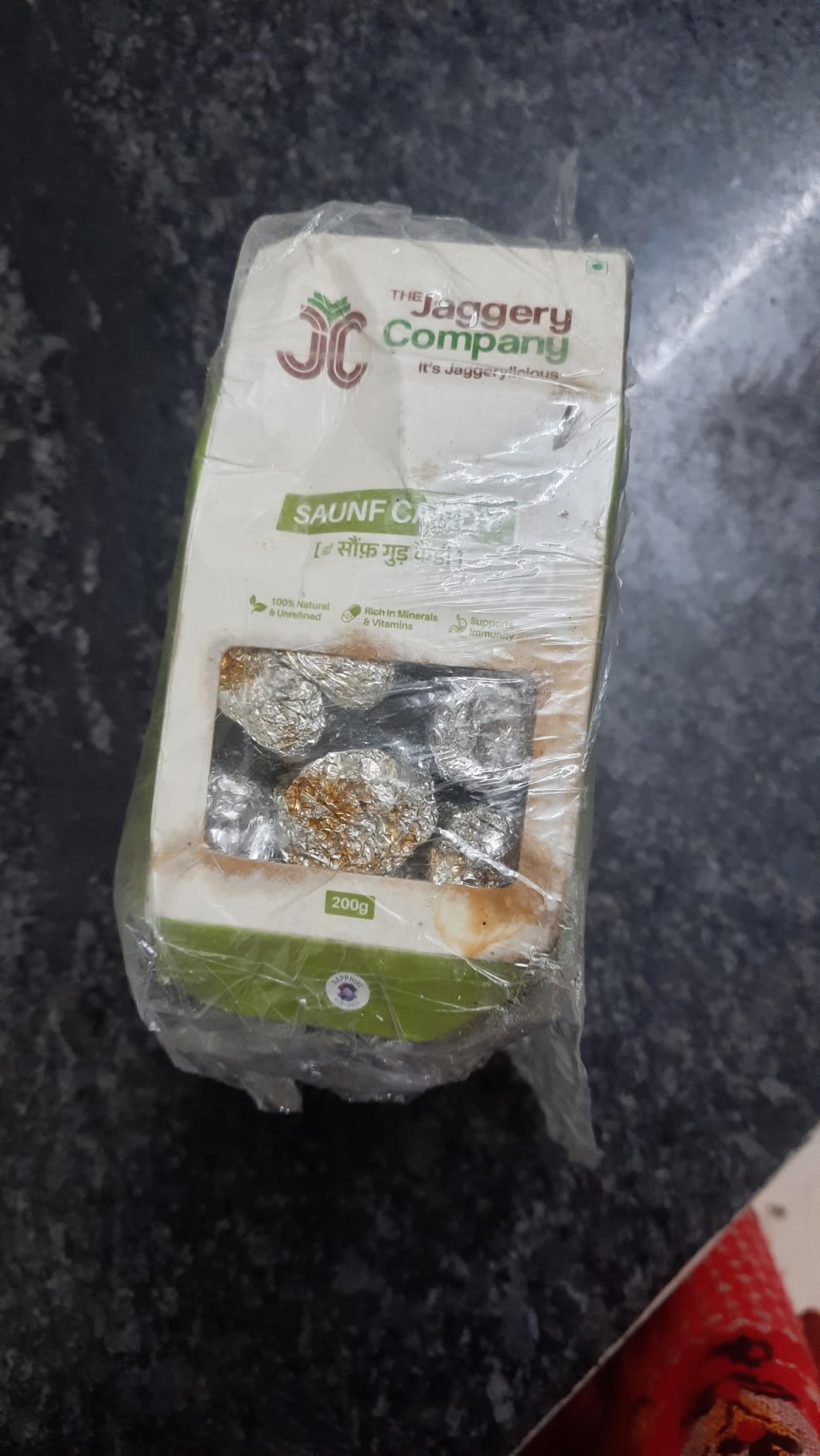 The Jaggery Company Jaggery Candy Saunf, 800g Pack of 4, Traditional ...