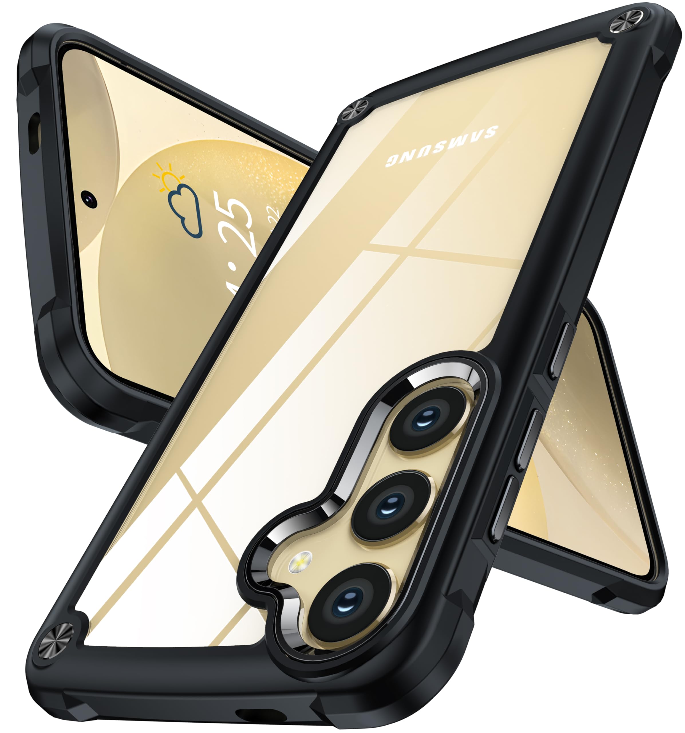 Amazon.com: Oterkin for Samsung Galaxy S24 Case Clear, [20X Anti ...