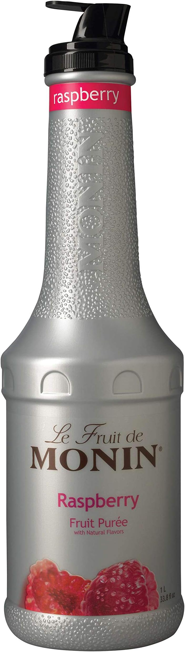 Amazon.com: Monin Raspberry Fruit Puree Syrup, 1 Liter - 4 per case ...