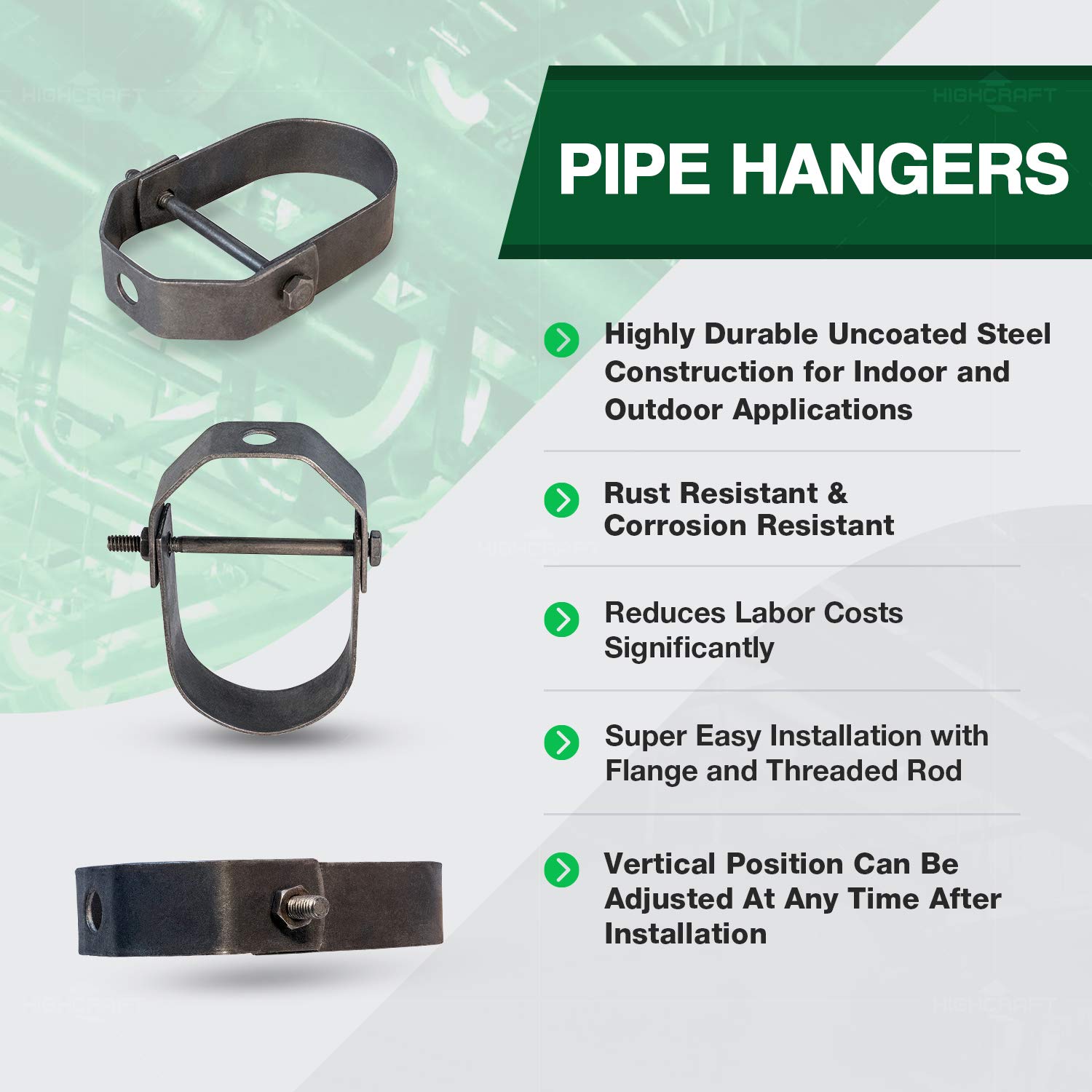 Snapklik.com : Highcraft IDT-QM112-10 Clevis Hanger