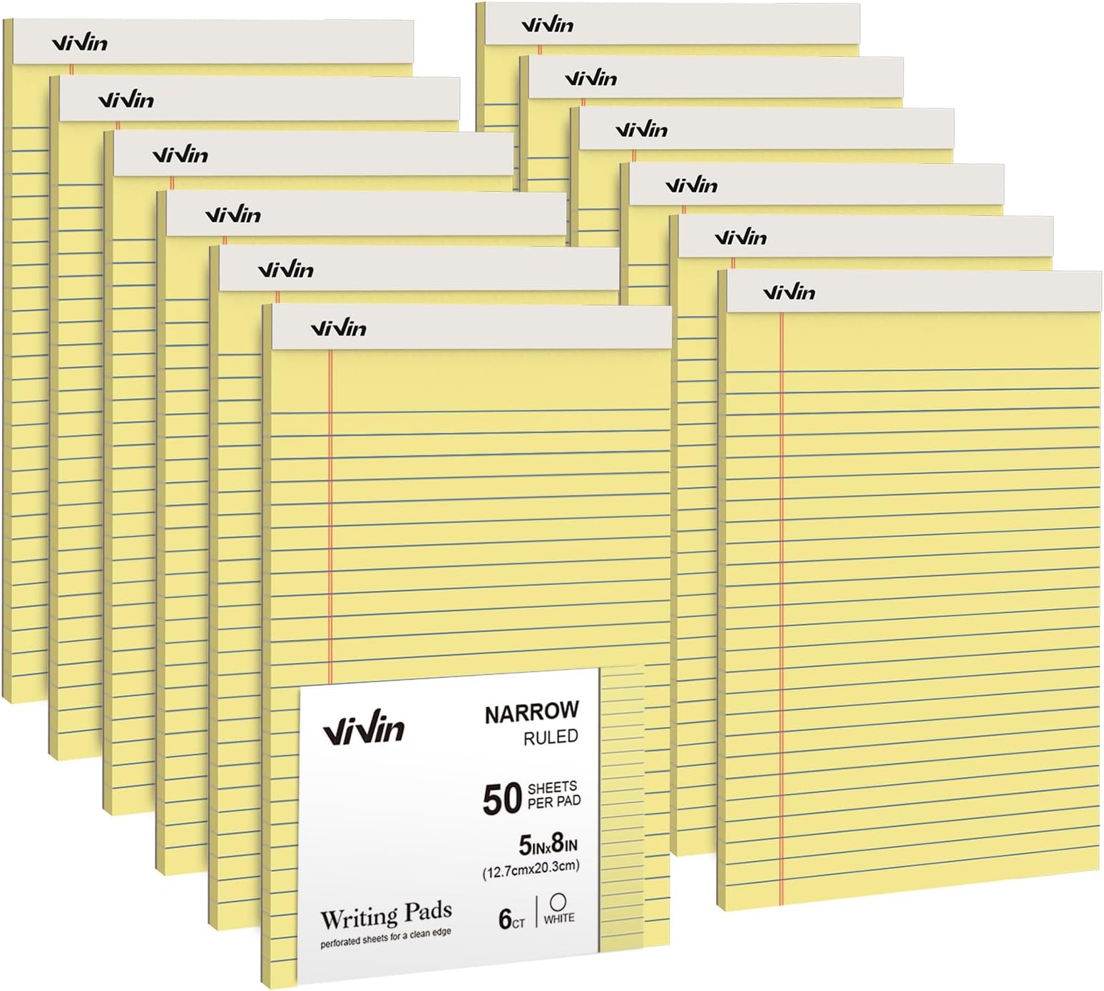 Amazon.com : TOPS 5 x 8 Legal Pads, 12 Pack, The Legal Pad Brand ...