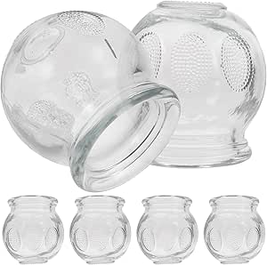 Amazon.com: MAGICLULU Hand Tools 6 Pcs Glass Fire Cupping Set Thick ...