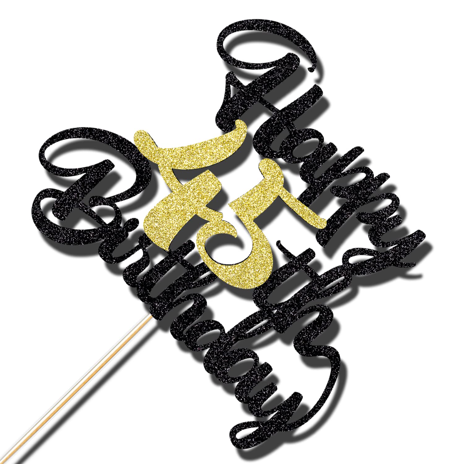Snapklik.com : Klionjor 45th Happy Birthday Cake Topper Happy Birthday ...