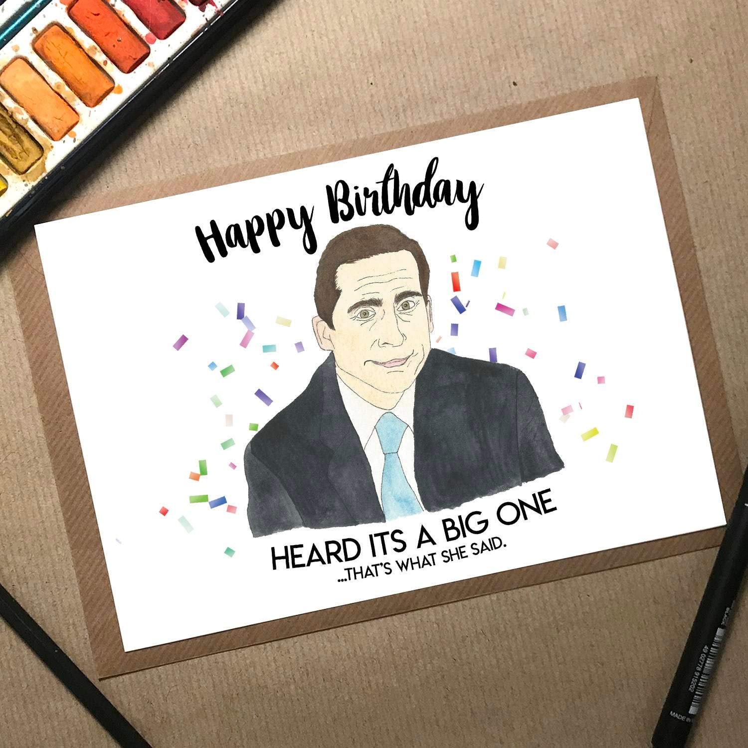 Buy The Office Birthday Card, That's What She Said, TV Show Card ...