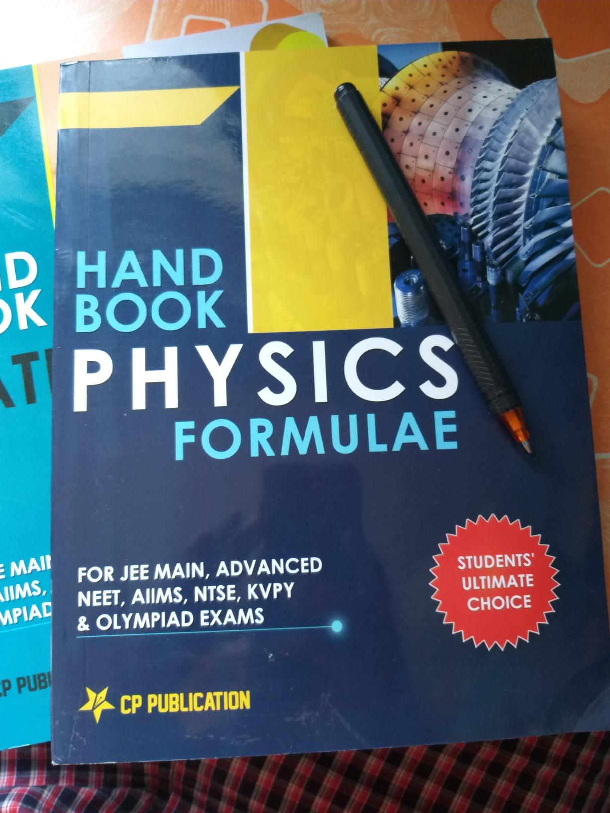 Buy Handbook of Physics Formulae NEET-UG, JEE Main & Advanced, CBSE ...