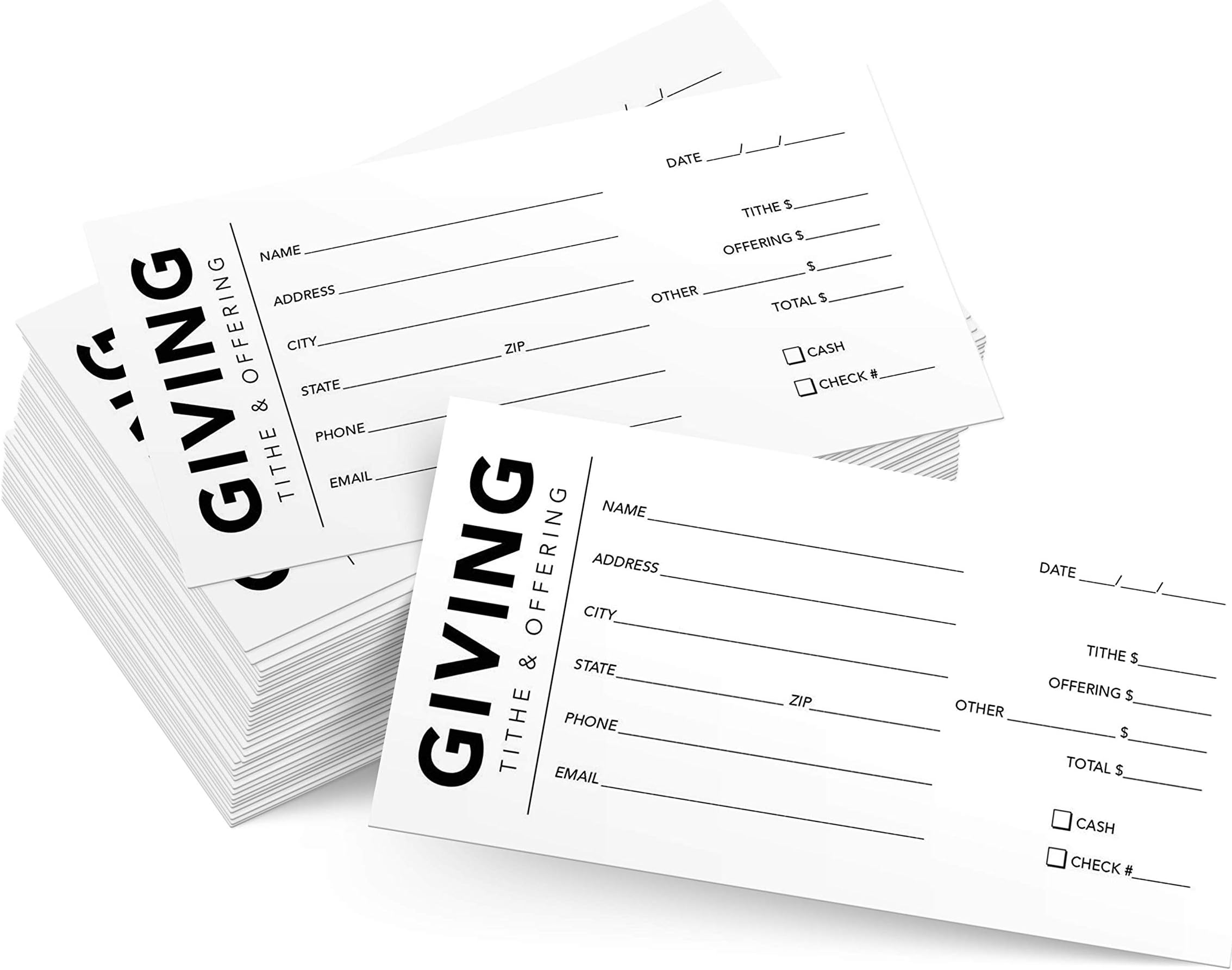 Amazon.com : Memorial Gift Offering Envelopes for Church (500) : Office ...