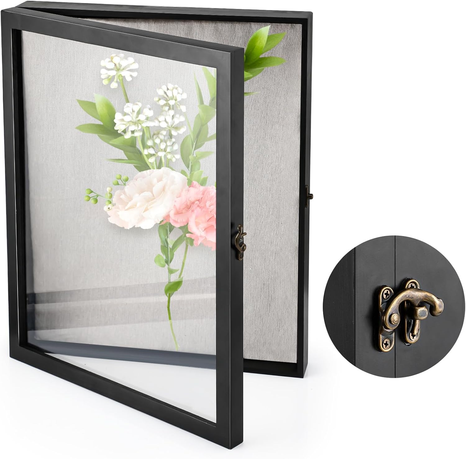 Amazon.com - Kigley 13.5 x 16.5 Large Shadow Box Frame Deep Shadow Box ...