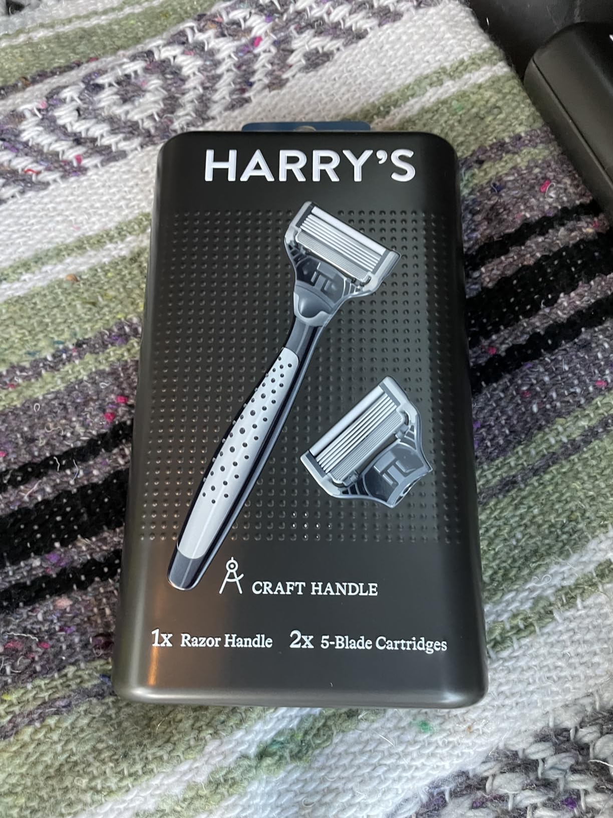 Amazon.com : Harry's Craft Handle, White, Rubber, Contemporary, Men's ...