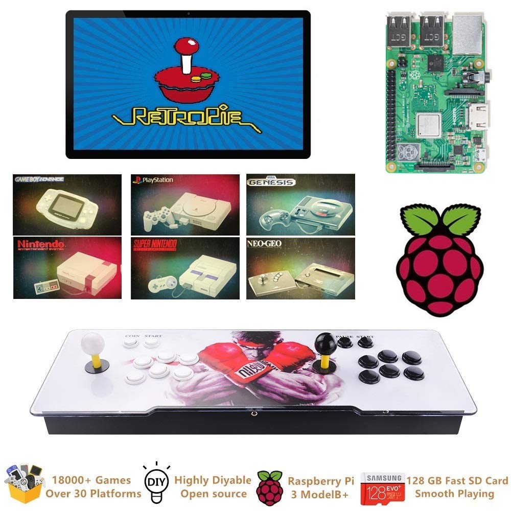 Buy TAPDRA Raspberry Pi 3 Model B+ (B Plus) Arcade Cabinet Machine ...
