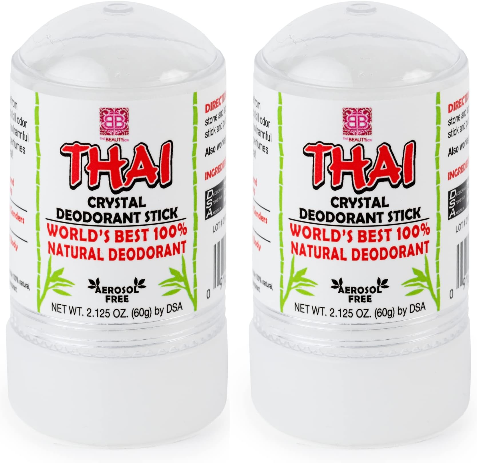 Amazon.com: Thai Crystal Deodorant Stone All Natural Roll-On Deodorant ...