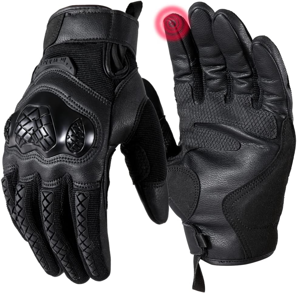Amazon.com: YOSUNPING Motorcycle Tactical Gloves for Men-Upgraded Touch ...