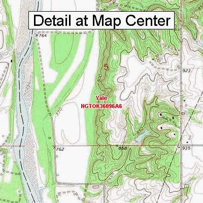 Amazon.com : USGS Topographic Quadrangle Map - Yale, Oklahoma (Folded ...