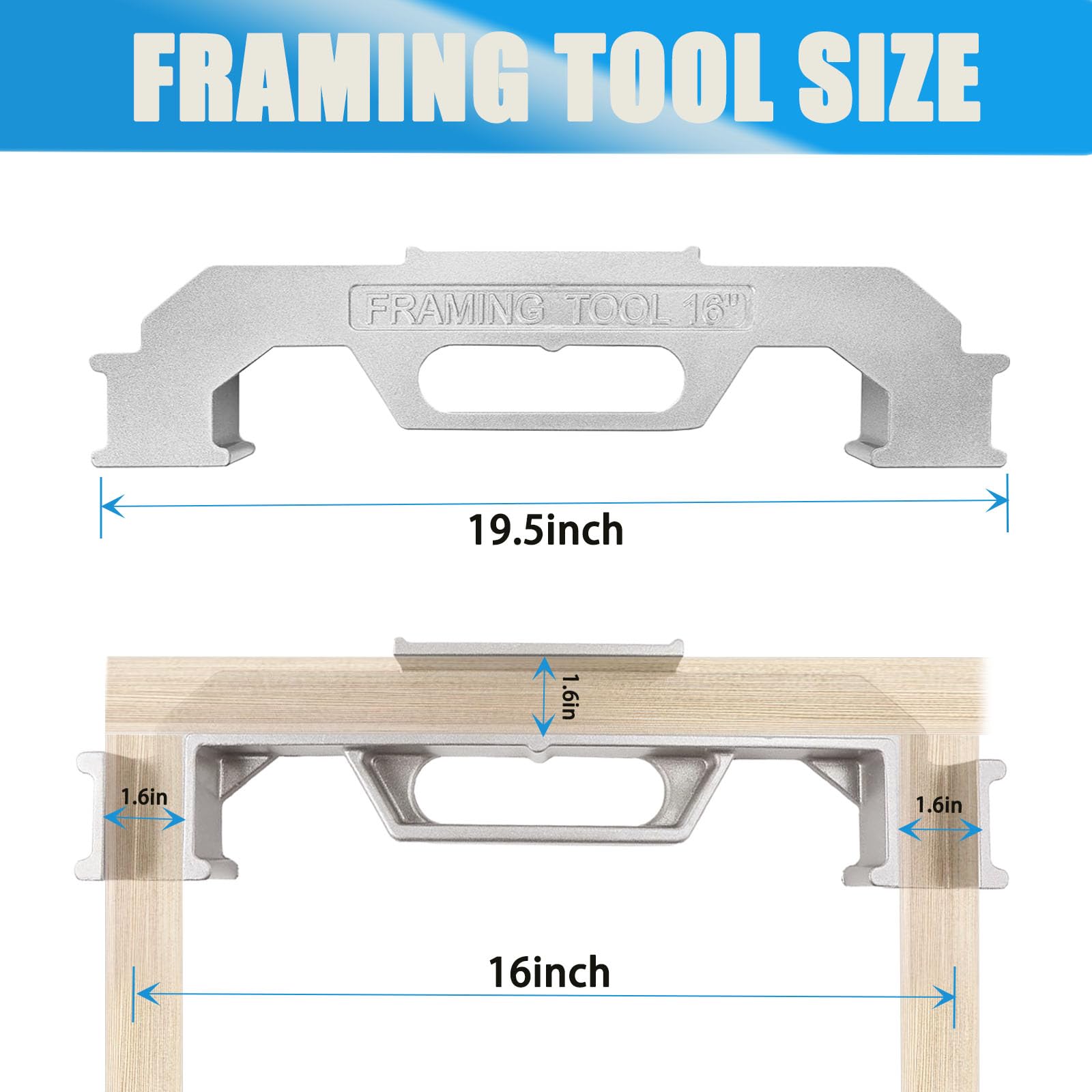 Snapklik.com : Framing Tools - 16 Framing Stud Layout Tool, COMATIP 16 ...