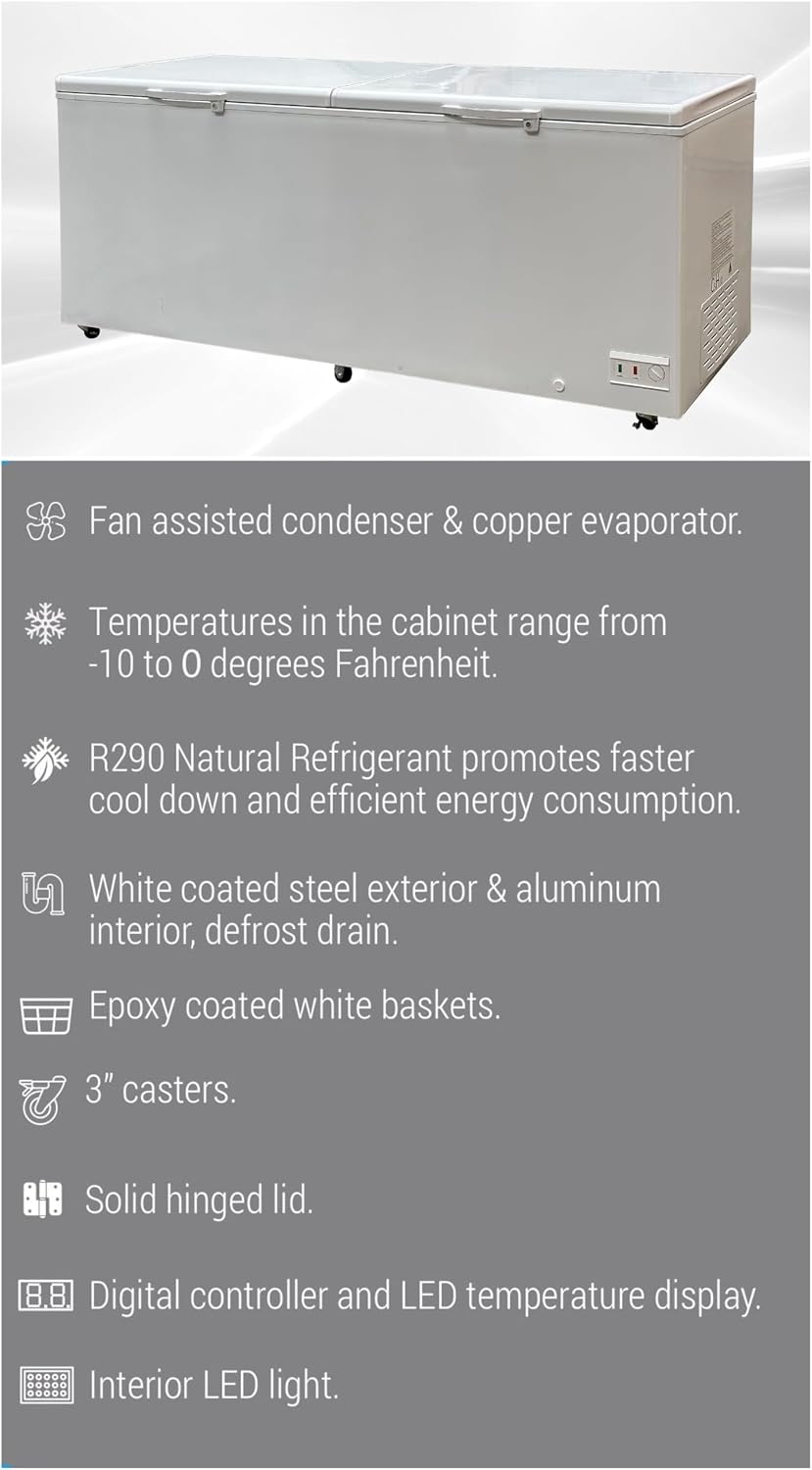 Commercial Chest Freezer, All-Purpose Compact Deep Philippines | Ubuy