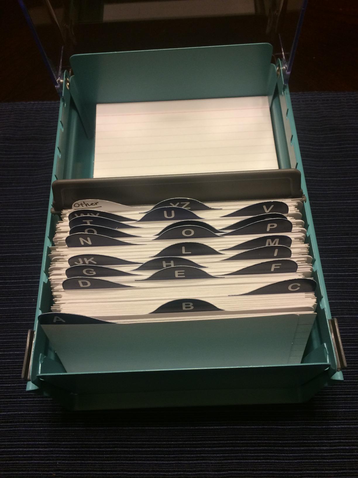 Amazon.com : Acrimet 3 x 5 Card File Holder Organizer Metal Base Heavy ...