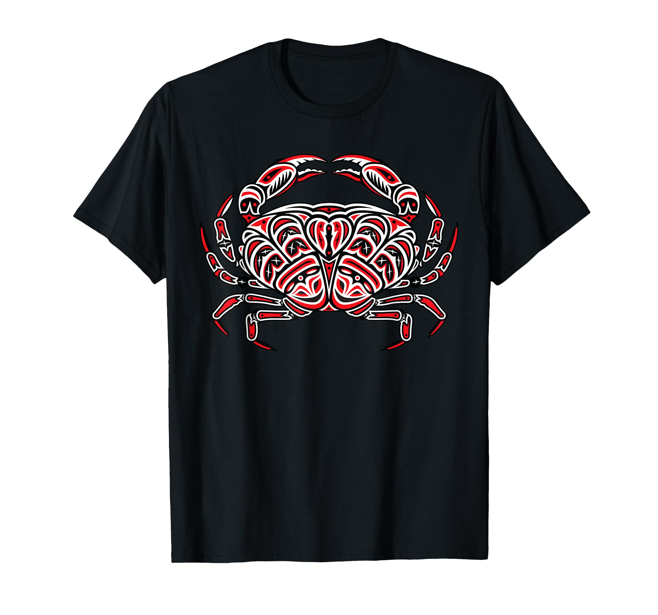 Amazon.com: Dungeness Crab Fisherman Northwest Art Native American T ...