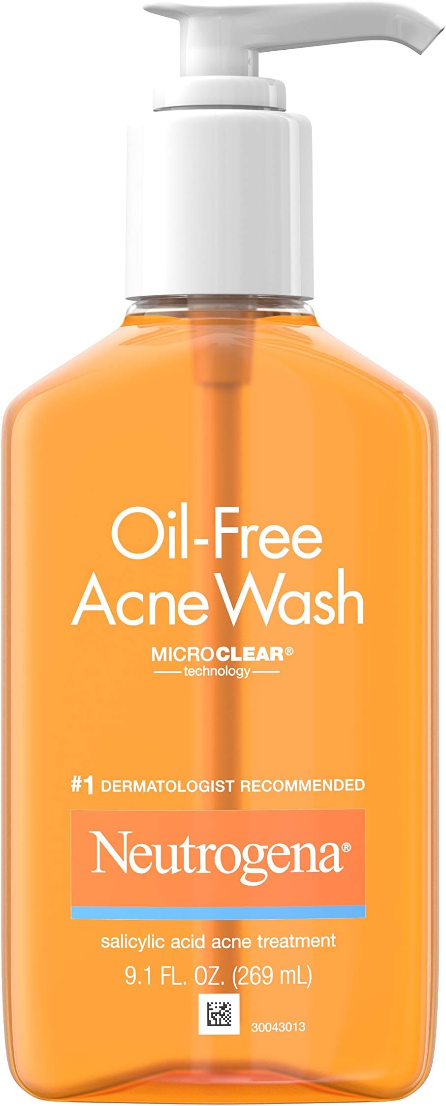 Amazon.com: Neutrogena Oil-Free Facial Cleanser with Salicylic Acid for ...