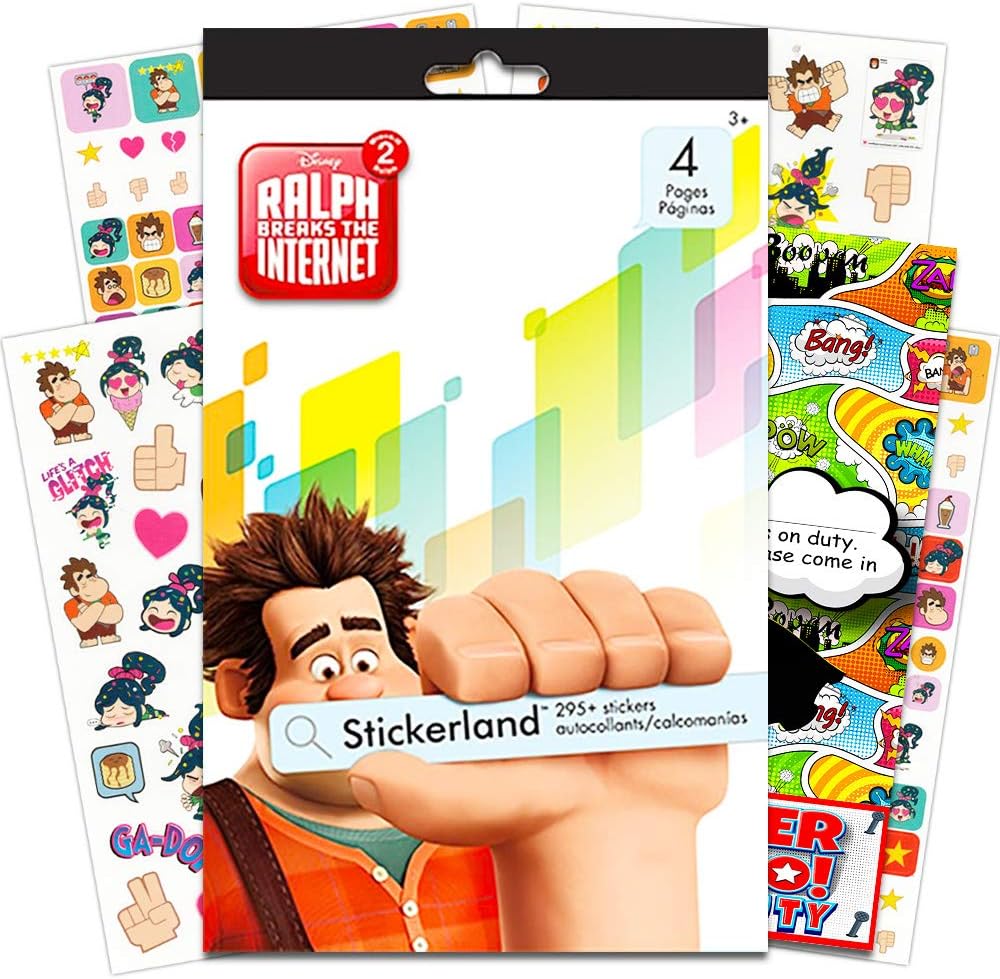 Amazon.com: Wreck It Ralph Stickers Set - Over 290 Ralph Breaks The ...