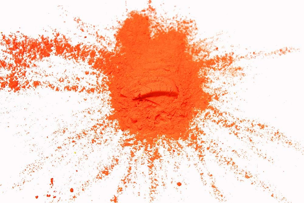 ORANGE Glow in the Dark Daytime Visible Pigment Powder 10g (0.35oz ...