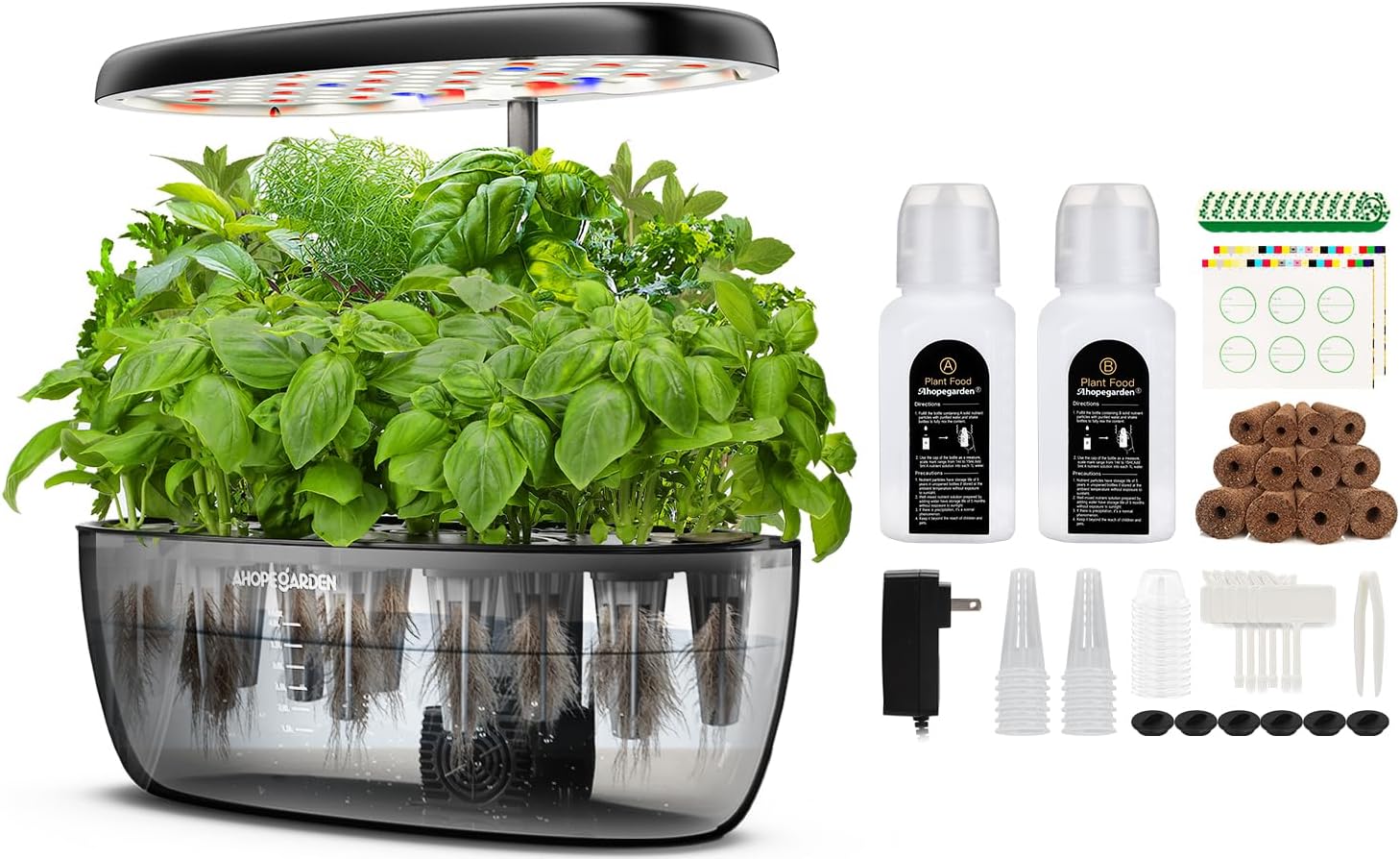 Amazon.com: Ahopegarden Indoor Garden Hydroponics Growing System: 12 ...